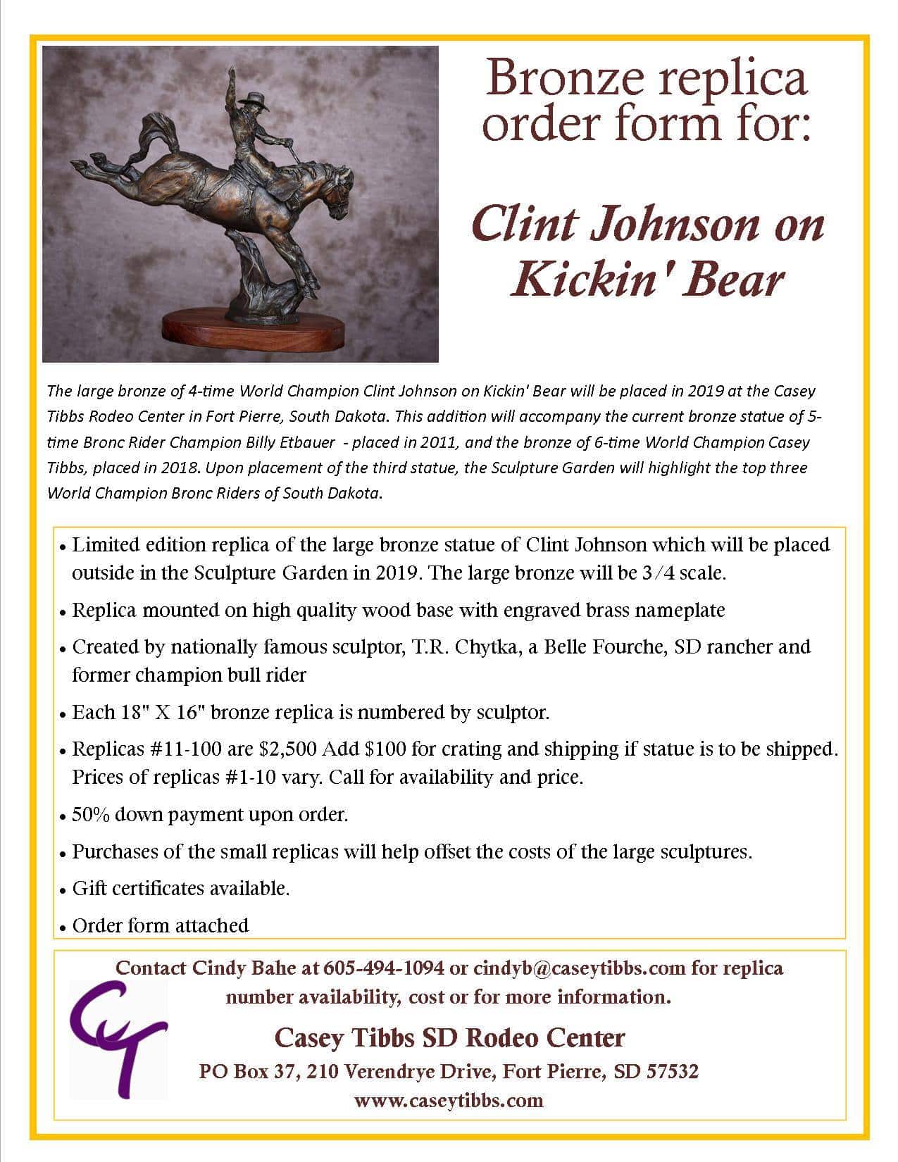 Clint Johnson on Kickin' Bear - TR Chytka Bronze